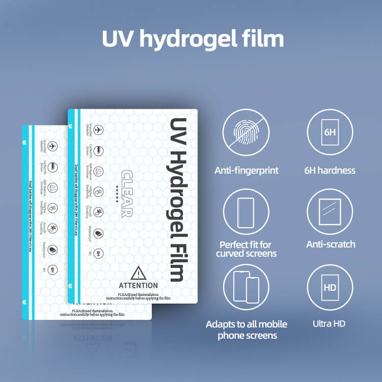 6H Hardness UV Hydrogel Screen Protector Film Sheet - LVL Screen ...